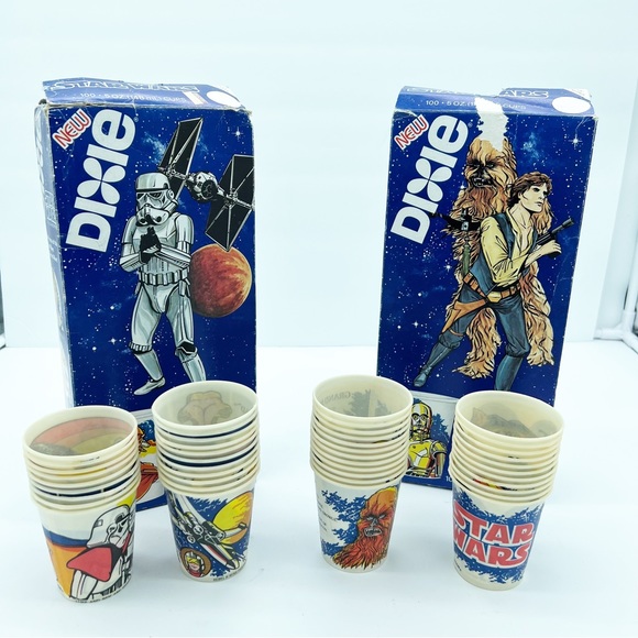 Star Wars | Dining | Vintage Star Wars Dixie Cups 98 | Poshmark